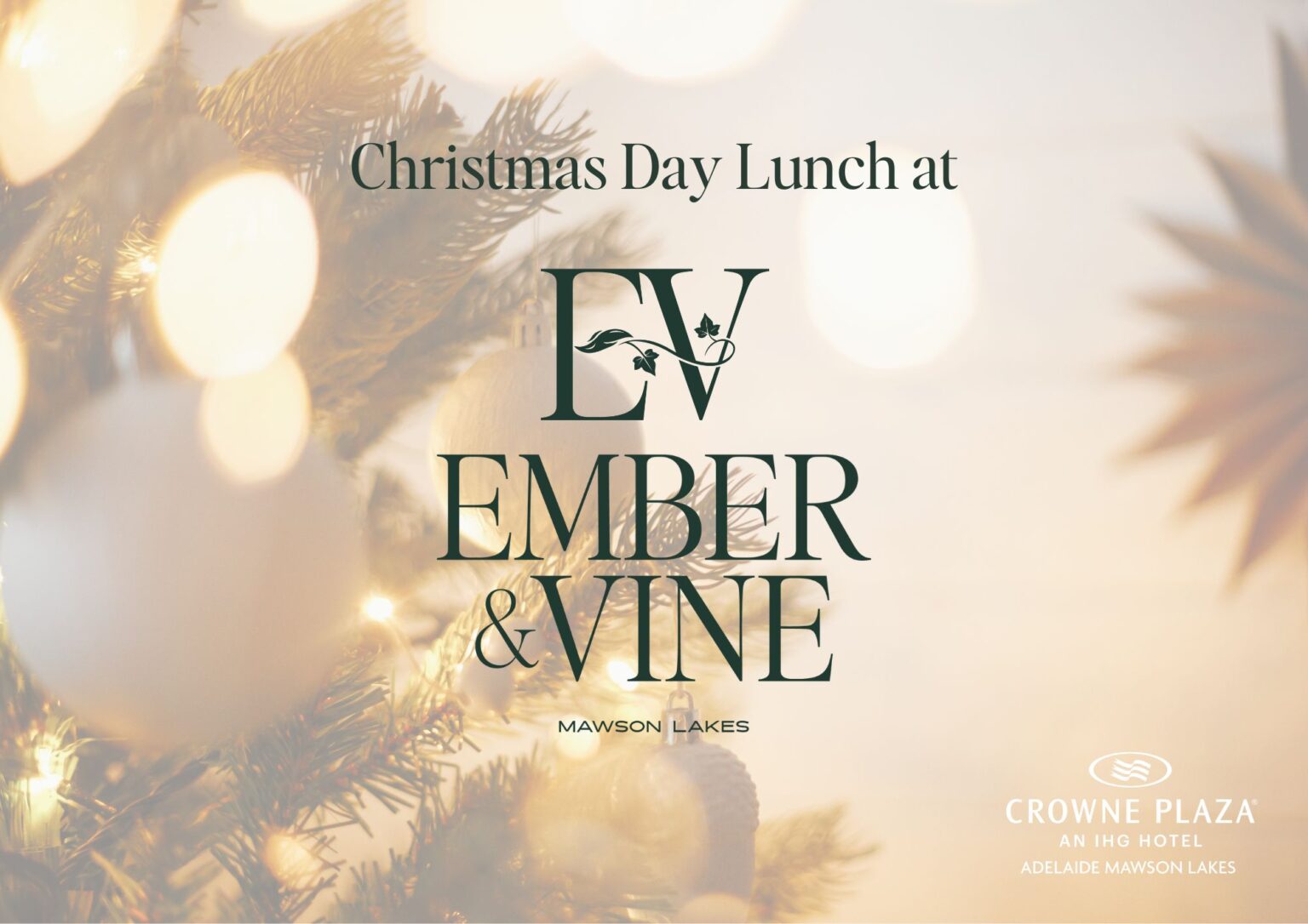 Christmas Day Lunch at Ember & Vine – Ember & Vine